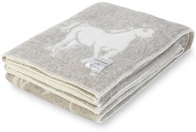 Wooline Vlněná deka s motivem koníků