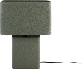 Zelená kovová stolní lampa (výška 33 cm) Boaz Recto – Leitmotiv