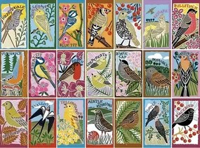 GIBSONS Puzzle RSPB: Britští pěvci / 1000 dílků / 68 x 49 cm