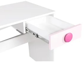 Růžový dětský psací stůl TOP BABY