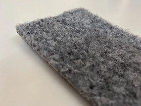 Vebe Metrážový koberec Santana 14 šedá s podkladem resine, zátěžový - Rozměr na míru bez obšití cm