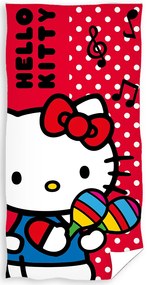 Dětská osuška hello kitty malá hudebnice