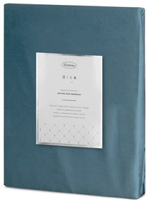 SATÉNOVÉ POVLEČENÍ DINA 200X220 CM, 2KS 70X80 CM TYRKYSOVÉ