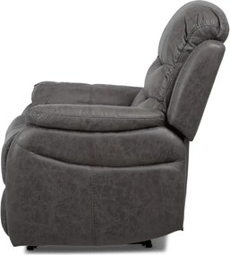 Polohovací křeslo šedé TV-4086 GREY