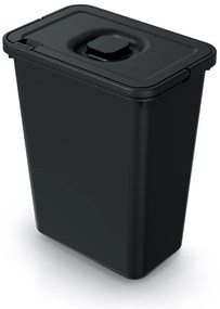 Odpadkový koš System Flad s víkem 10 L černý