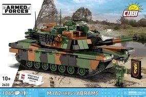 COBI 2633 Armed Forces M1A2 SEPv3 Abrams Polská armáda / Stavebnice /