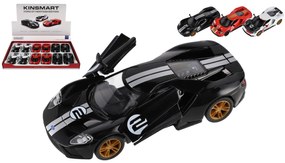Auto Kinsmart Ford GT 1:38 kov/plast 12,5cm 3 barvy na zpětné natažení