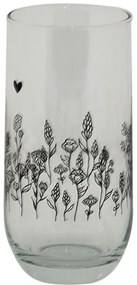 Sklenička na nápoj s květinami Flora And Fauna – 280 ml