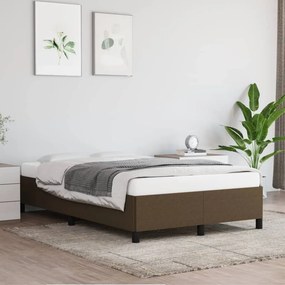 Rám postele bez matrací tmavě šedá 120x190 cm textil 3269634