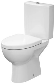 Cersanit PARVA - WC kombi + antibakteriální sedátko, vertikální odpad, K27-003