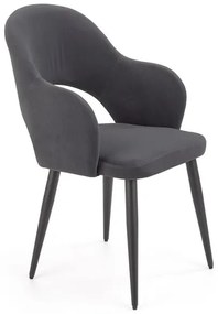 HALMAR K364 židle šedá