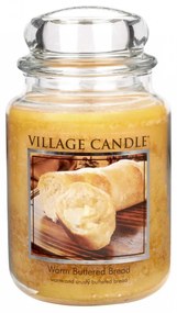 Village Candle - vonná svíčka Warm Buttered Bread (Teplé máslové houstičky) 737g