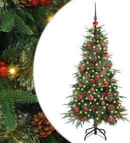Umělý Skládací Vánoční Strom s stojanem Zelená 150 cm PE a PVC 3397406