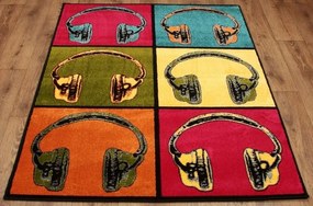 Dětský kusový koberec Kolibri 11157-160 sluchátka