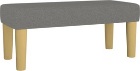 Box spring postel s matrací tmavě šedá 90x200 cm textil 3137126