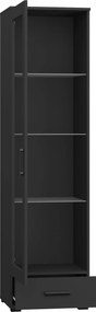 ADRK Furniture Frazio Vysoká vitrína ADRK-SHC-FRA-50-B