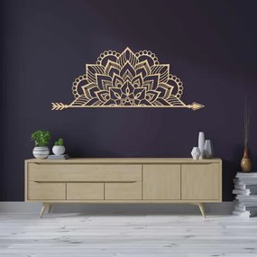 Dřevěná mandala na zeď – Elegantní dekorace na strnu | SENTOP PR0492