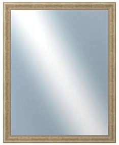 DANTIK - Zarámované zrcadlo - rozměr s rámem cca 80x100 cm z lišty KŘÍDLO malé stříbrné patina (2775)