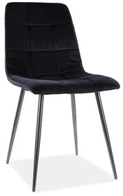 Jídelní židle Marlana (černá + černá). 1050497