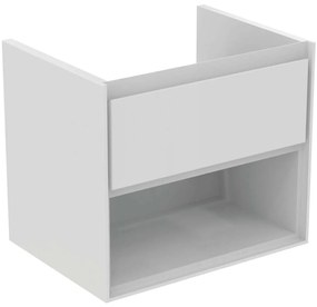 Ideal Standard Connect Air - Skříňka pod umyvadlo, 60x44x52 cm, lesklá bílá/bílá mat E0826B2