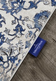 Villeroy & Boch, Běhoun Villeroy & Boch 106120 Cream, Blue, 80x240, modrá, ložnice