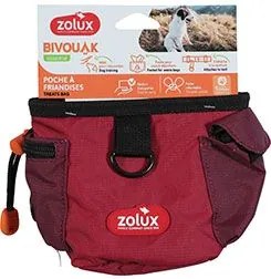 Zolux S.A.S. Taška na pamlsky BIVOUAK červená Zolux