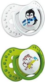 Lovi Dudlík silikonový Hot&Cold 3-6m 2 ks zelená