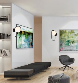 Černé nástěnné svítidlo Cordel pro žárovku G9  - Candellux