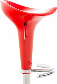 Sada 2 barových židlí Saddle – červená