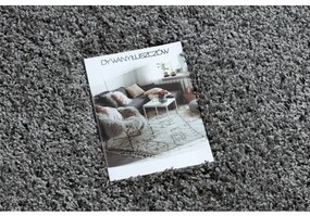 Dywany Luszczow Kusový koberec SOFFI shaggy 5 cm šedá Rozměr koberce: 60 x 100 cm