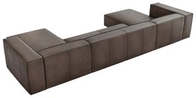 Hnědá kožená rohová pohovka (do "U") Madame – Windsor &amp; Co Sofas