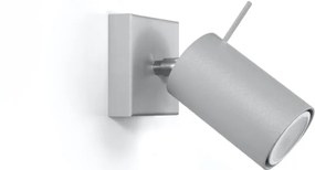 Sollux Lighting Nástěnné svítidlo RING 1 šedé