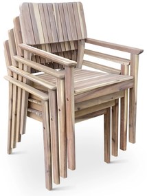 Zahradní dřevěná sestava 1+4 Lucy PREMIUM I.