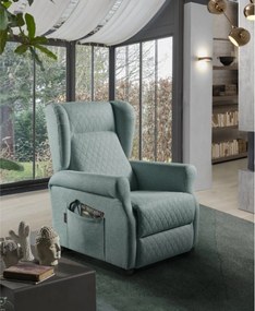 Pregio Italia sofa&relax Kvalitní polohovací křeslo pro seniory Charlie Provedení: El. polohovací křeslo + odnímatelné područky + stolek, Vzorník látek: tekno fibra 06 light grey