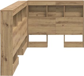 Úložné čelo postele Artisanový dub Kompozitní dřevo 3335460