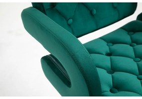 Barová židle Stockholm - zelený velur