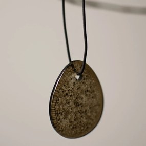 Skleněné velikonoční vajíčko Airy Brown DBKD