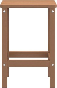 Zahradní stolek Adirondack hnědý 38 x 38 x 46 cm HDPE 318643