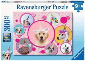 Ravensburger puzzle roztomilí psí jednorožci xxl 300 dílků