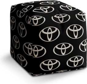 Sablio Taburet Cube Toyota Pattern - 60x60x60 cm
