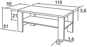 BRADOP Konferenční stůl Zbyněk K117