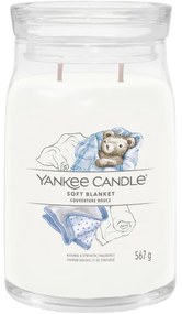 Yankee Candle – Signature svíčka Soft Blanket (Jemná přikrývka) Velikost: velká 567 g