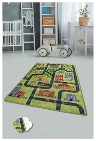 Dětský koberec Green Small Town 100 x 160 cm