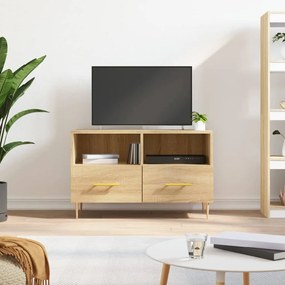 TV skříňka dub sonoma 80 x 36 x 50 cm kompozitní dřevo - Default Title