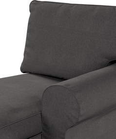Potah na lenošku Ektorp pravý barva šedá látka pletený vzor