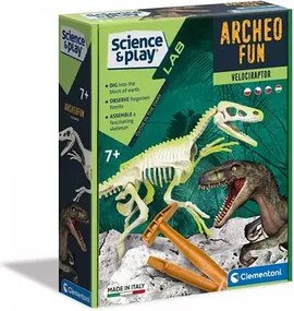 Clementoni SciencePlay Lab: Vykopávky - Velociraptor / od 7 let