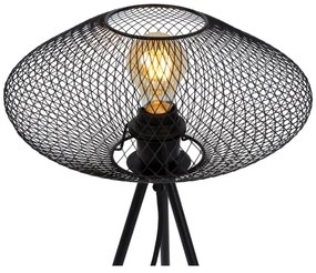 Lucide 21523/01/30 - Stolní lampa MESH 1xE27/40W/230V černá