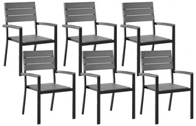 Set 6 zahradních židlí COMO Beliani