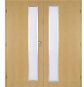 Doornite - Dvoukřídlé interiérové dveře Doornite - Vertika ALU 12349