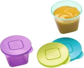 NUK Dózičky na dětské pochoutky / 6ks / 2x65 ml / 2x75 ml / 2x85 ml